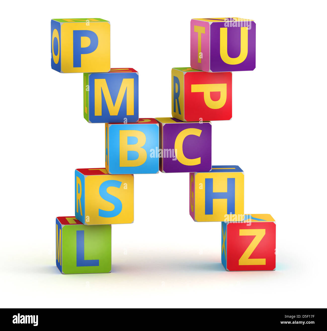 Letter X from ABC cubes for kid spell education Stock Photo - Alamy