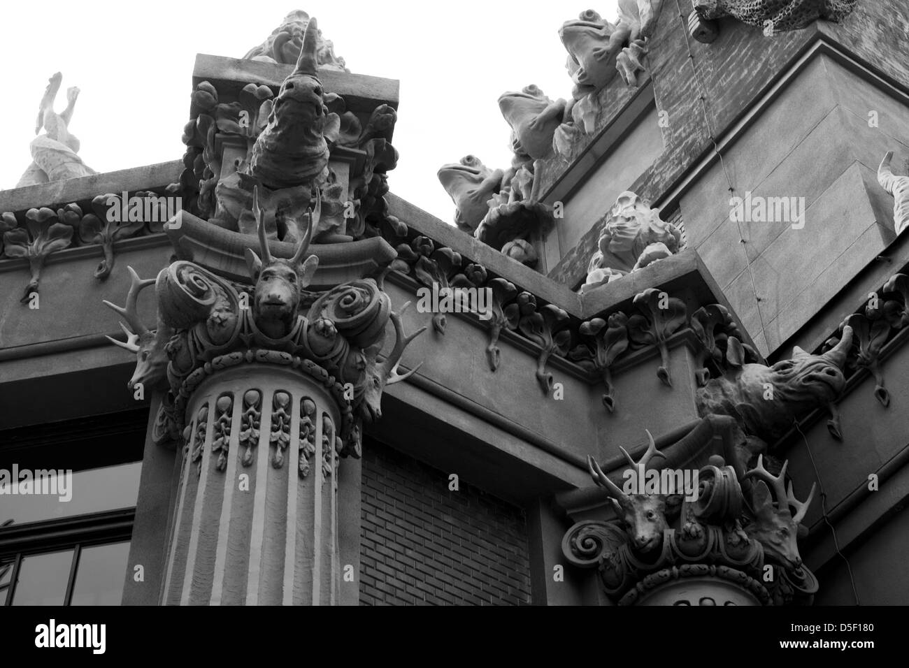 Chimeras house Black and White Stock Photos & Images - Alamy