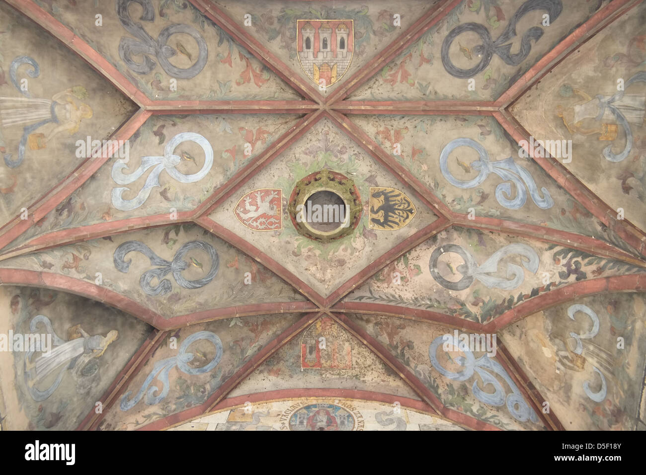 Ceiling of a catholic church in Prague Stock Photo - Alamy