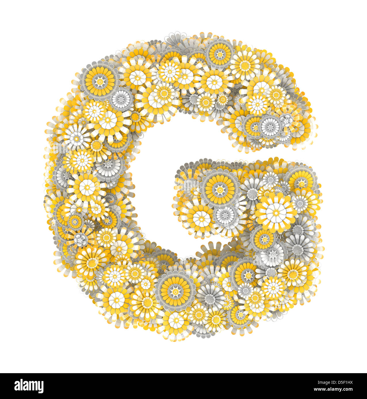 Letter g flowers hi-res stock photography and images - Alamy