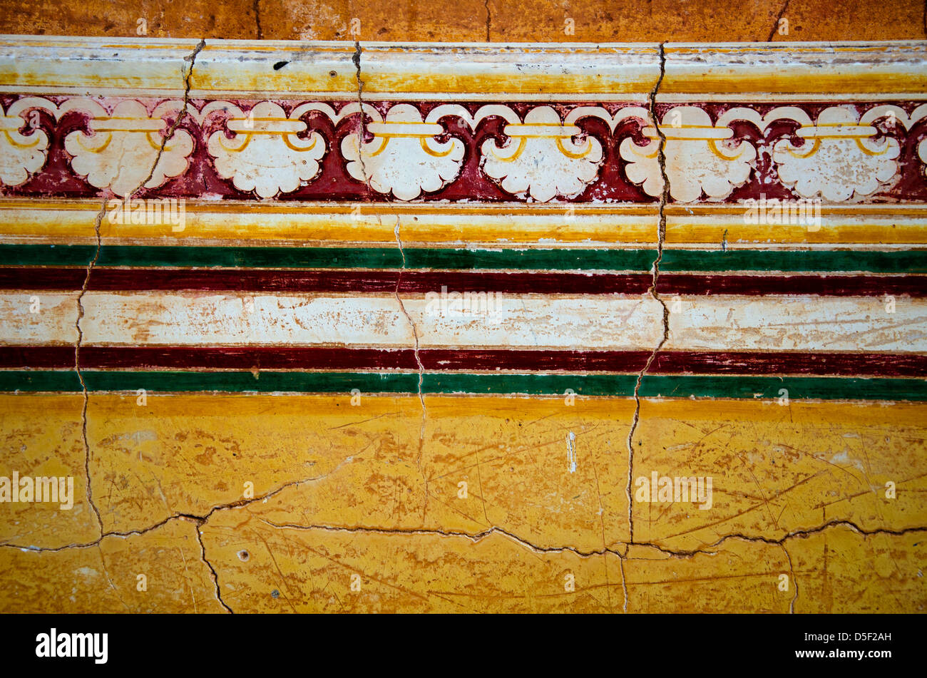 historical ornamental wall in India background and texture Stock Photo ...
