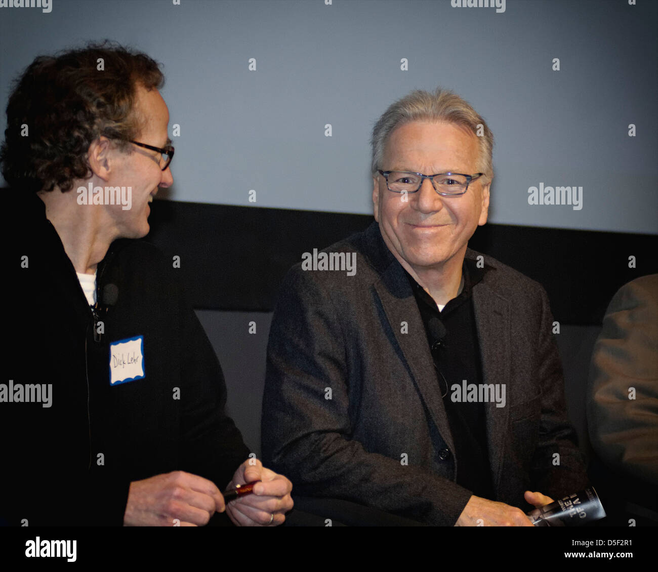 David Boeri smiling from stage Stock Photo - Alamy
