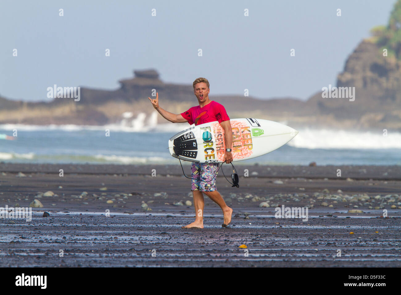 Wave happy hi-res stock photography and images - Alamy