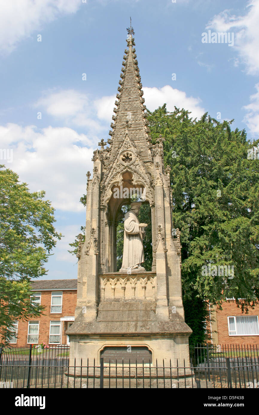 Bishop Hooper memorial Gloucester Gloucestershire England UK Stock ...