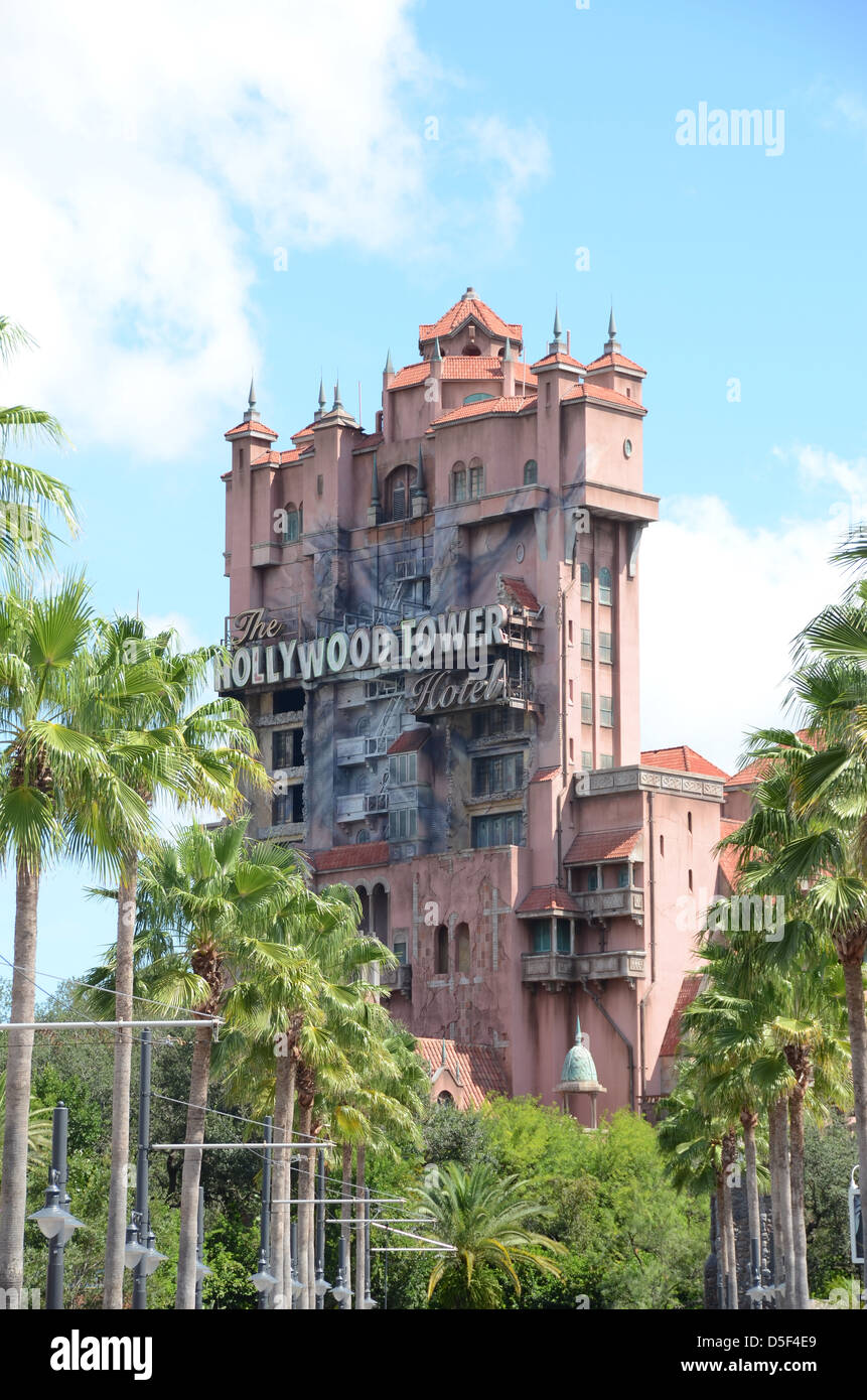 Tower of terror attraction at Disney's Hollywood Studios Walt Disney ...