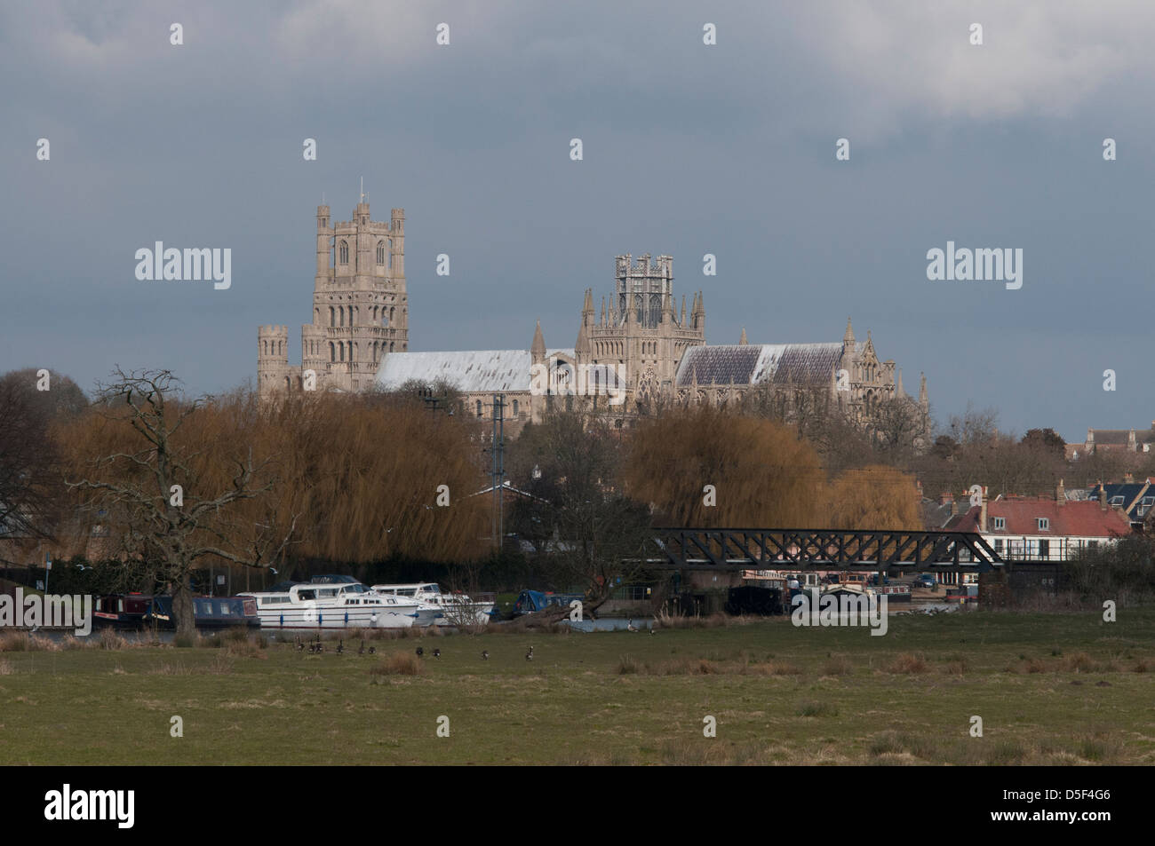 Ely Cathedral,Ely,Cambridgeshire,England,April 2013. The Cathedral at ...