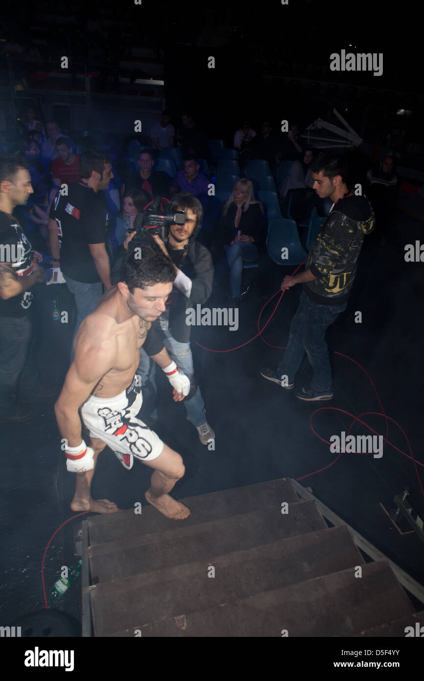 IMPERA MMA Fighting Championship 2013 Rome, the match between Rafael ...