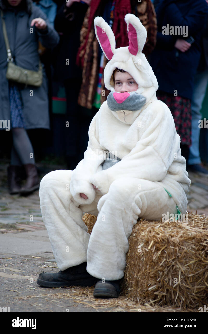Rabbit boy spitalfields hi-res stock photography and images - Alamy
