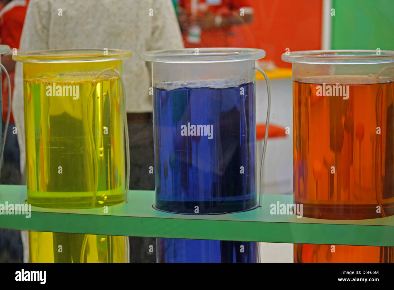 Measuring beaker with liquid Stock Photo - Alamy