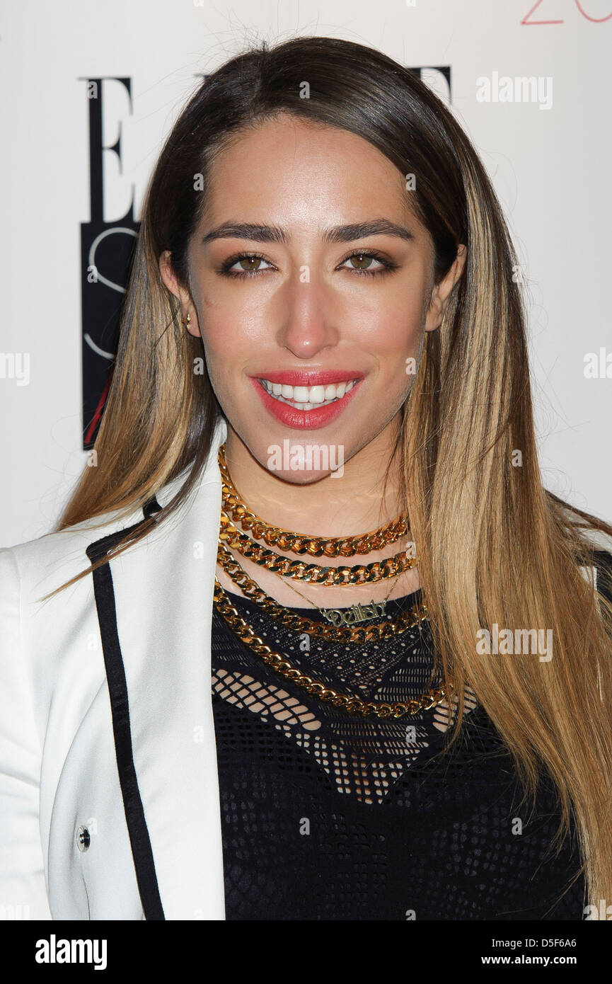 Deliah arrives for the Elle Style Awards Stock Photo - Alamy