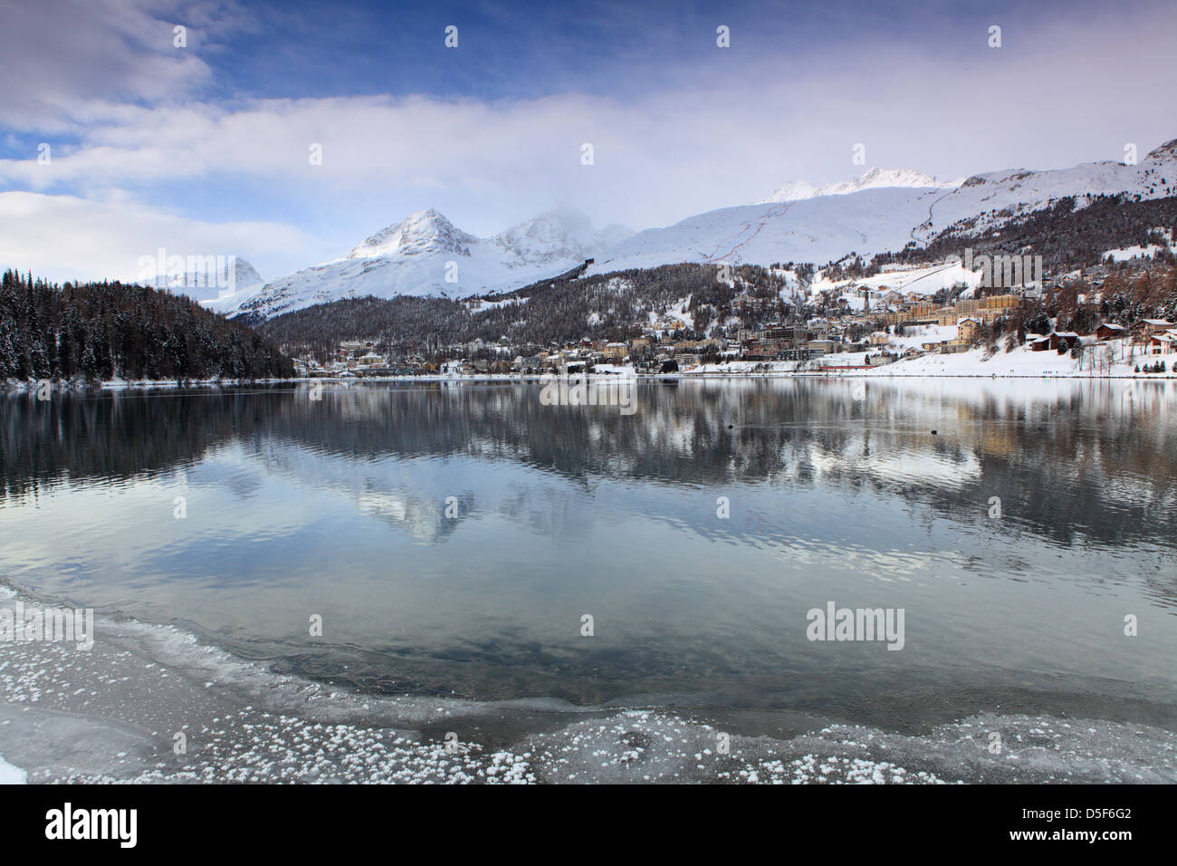 Lake of Saint Moritz, Graubunden Canton, Switzerland Stock Photo - Alamy