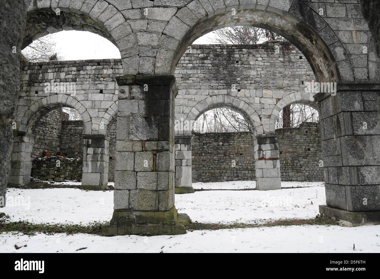 San Martino romanesque church in Gattico, Italy Stock Photo - Alamy