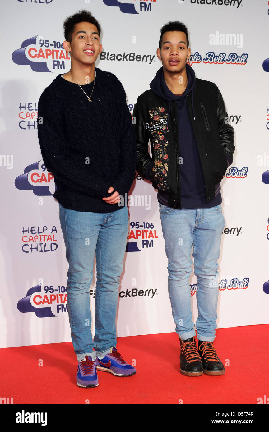 From left, Jordan Stephens, Harley Alexander-Sule of Rizzle Kicks ...