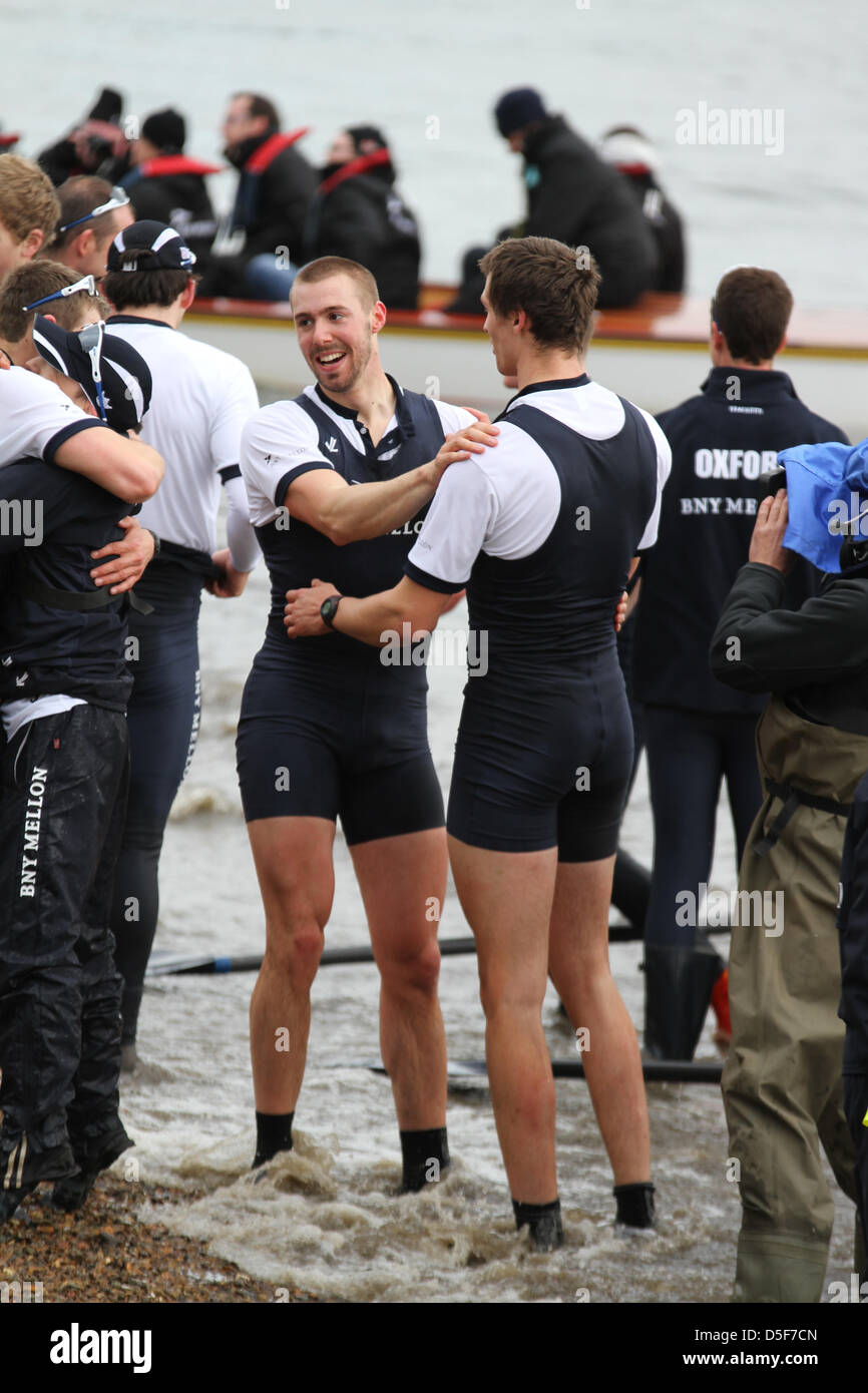 Oxford boat race march 2013 hi-res stock photography and images - Alamy