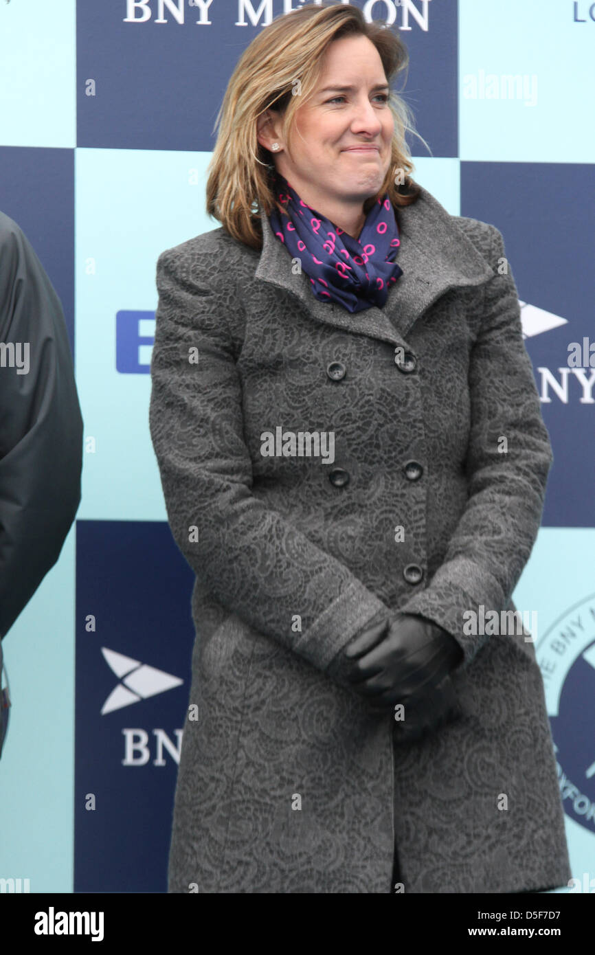 Olympic gold medalist Katherine Grainger ready to present the medals to ...