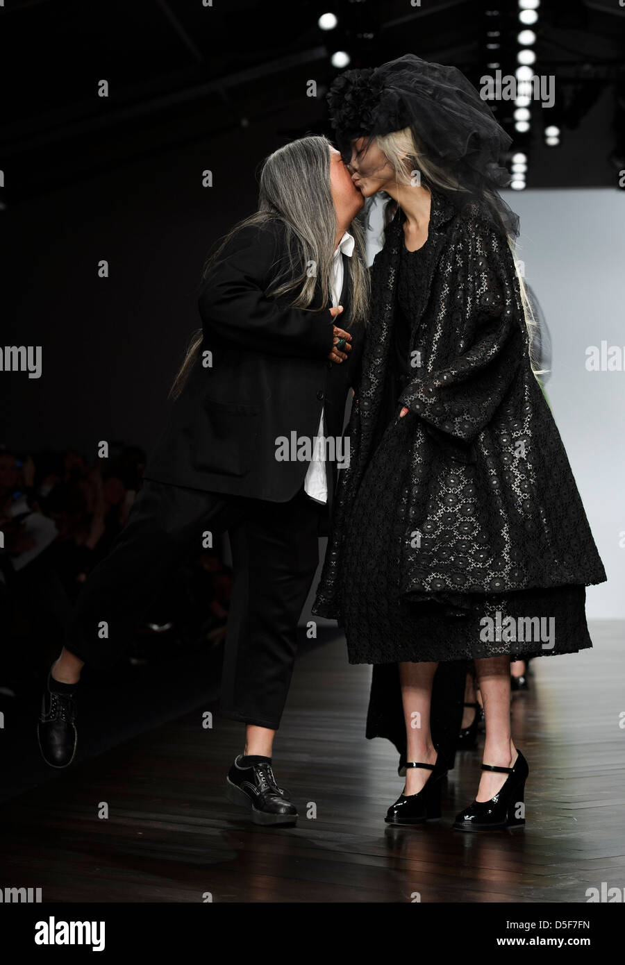 Designer, John Rocha during the John Rocha collection during London ...