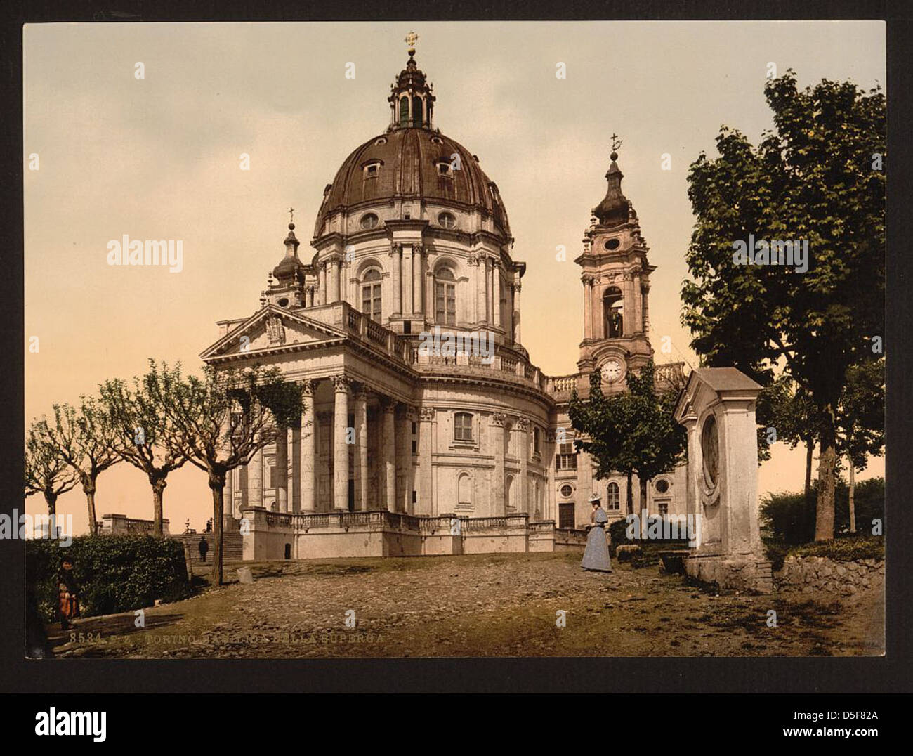 The Basilica of Superga in Turin, Italy, an architectural landmark with ...