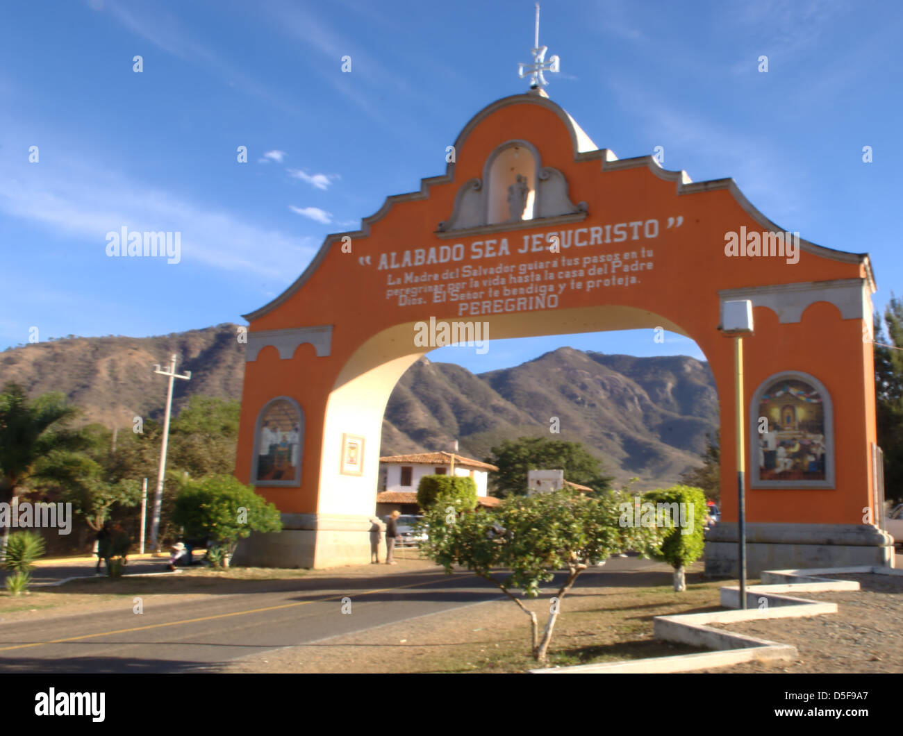 Welcome archway at Welcome archway at Talpa de Allende, Mexico Stock ...