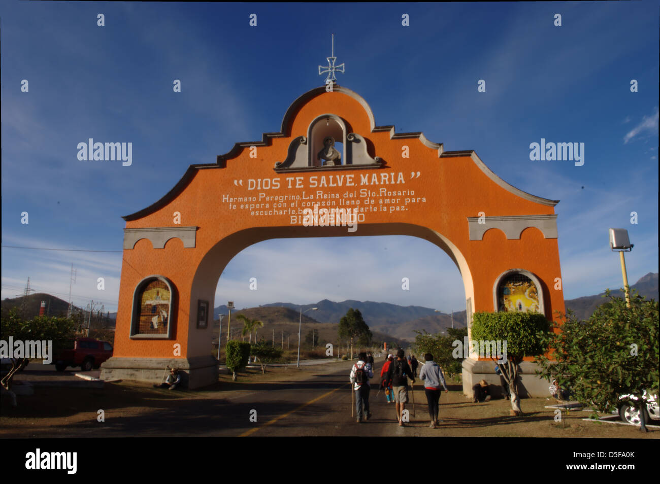 Welcome Archway, Talpa de Allende, Mexico Stock Photo - Alamy