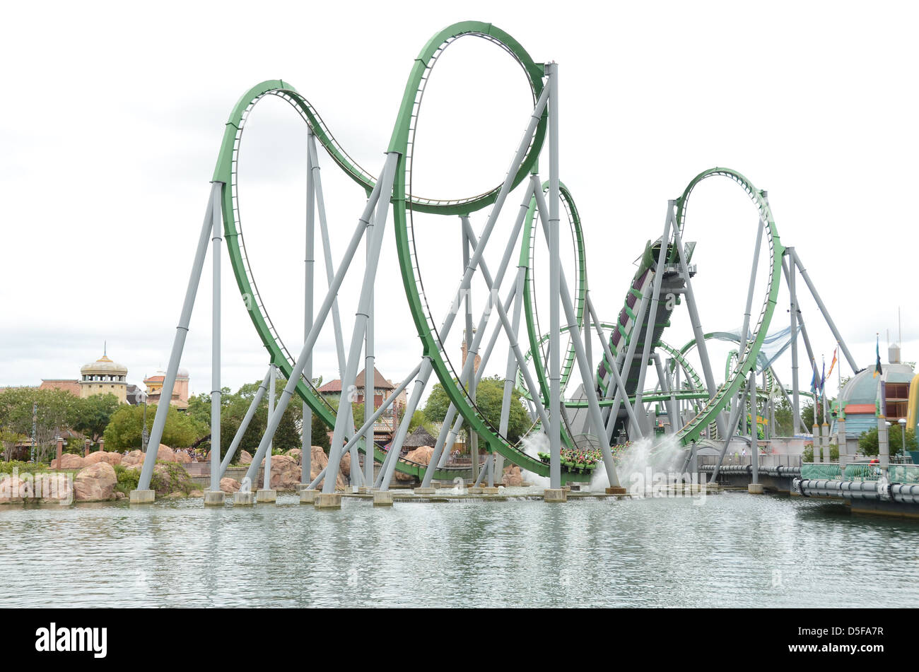 The 'Incredible Hulk' ride at Universal studio's, islands of Adventure ...