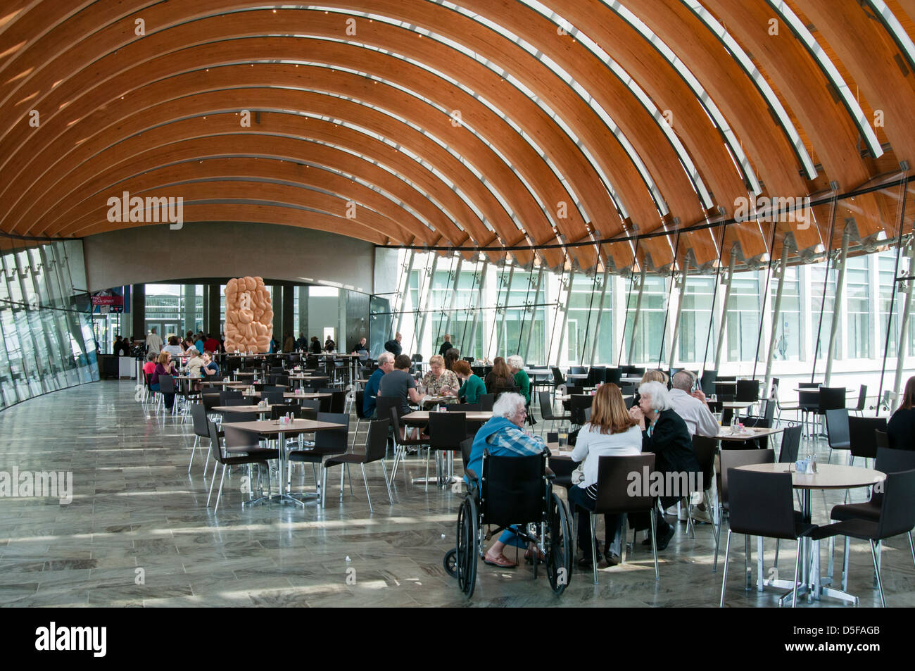 Eleven, the museum restaurant, within the Crystal Bridges Museum of ...