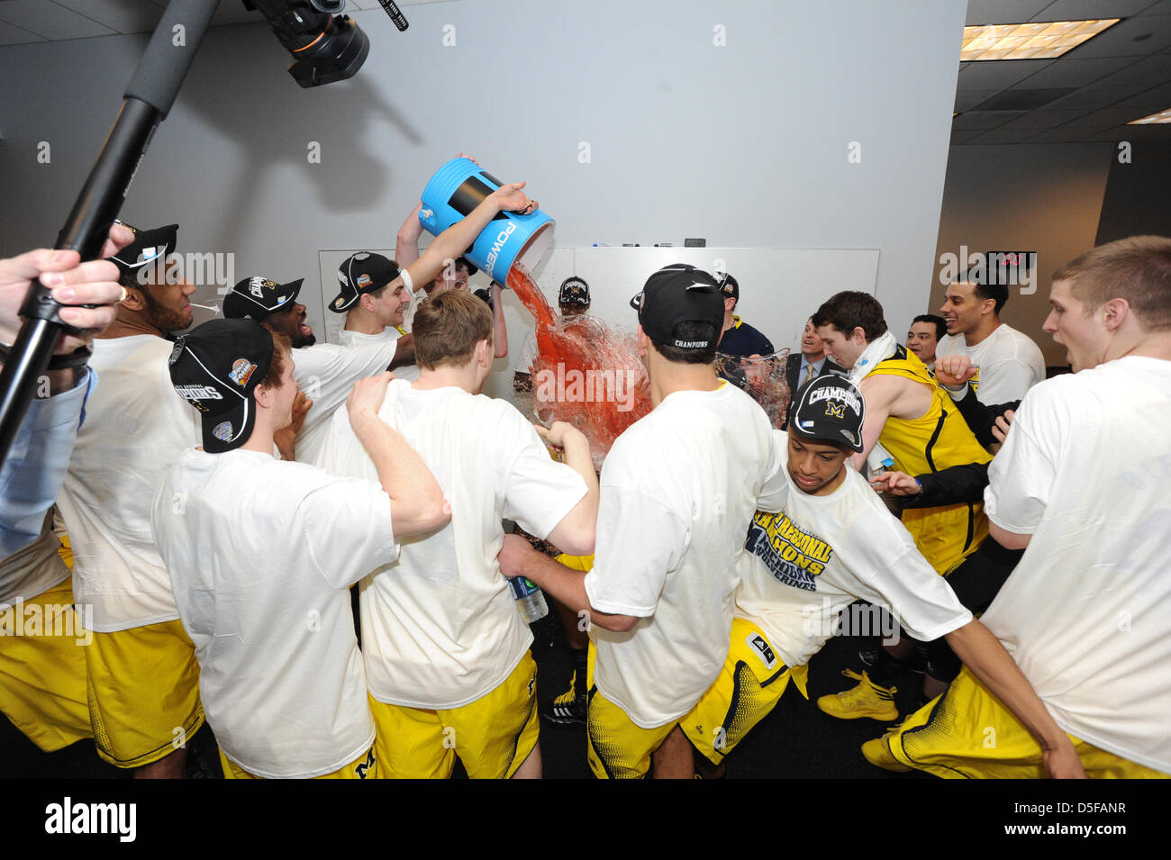 University of michigan locker room hi-res stock photography and images ...