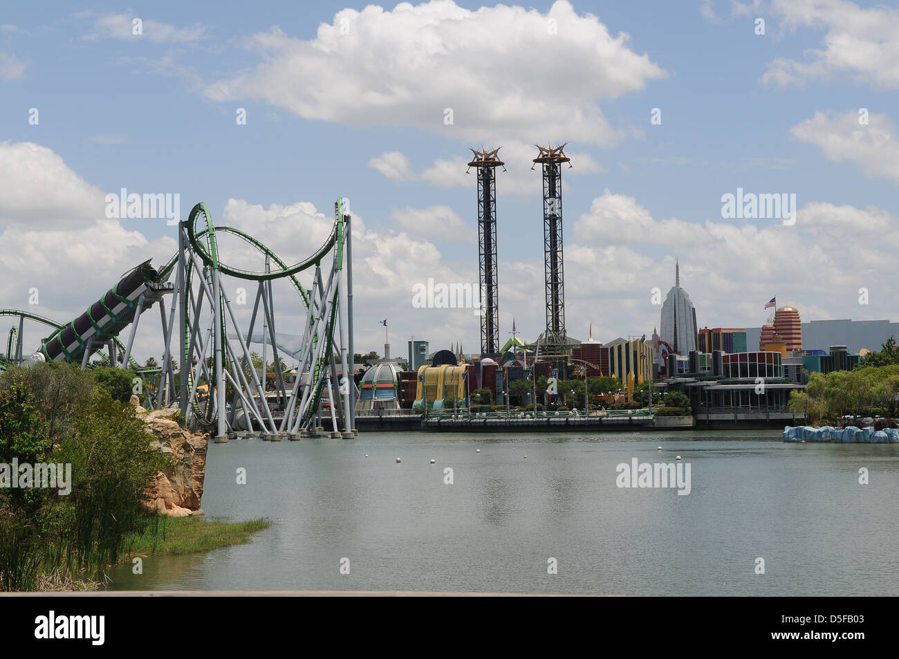 The 'Incredible Hulk' ride at Universal studio's, islands of Adventure ...