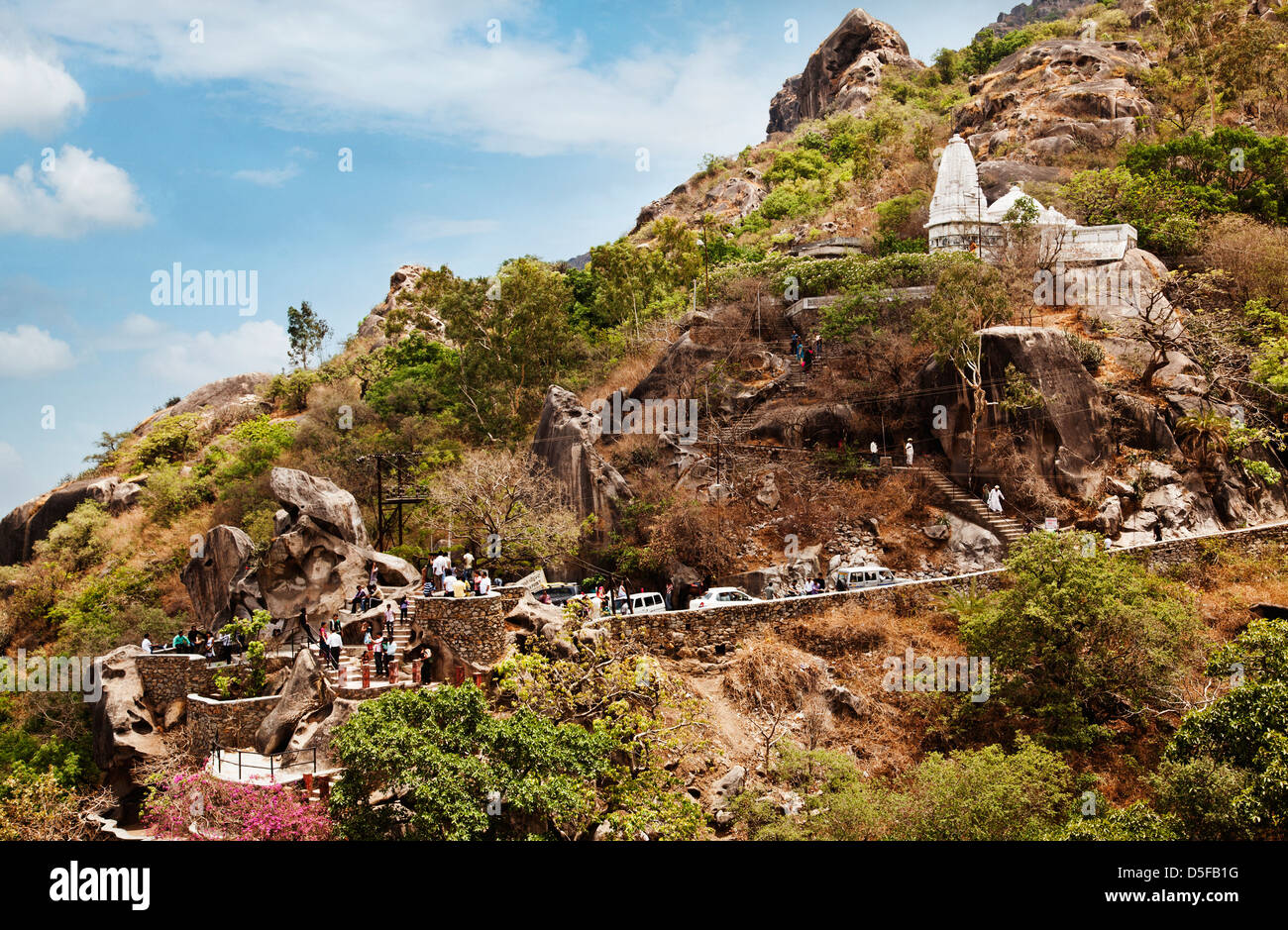 Temple at Anadara Point, Mount Abu, Sirohi District, Rajasthan, India ...