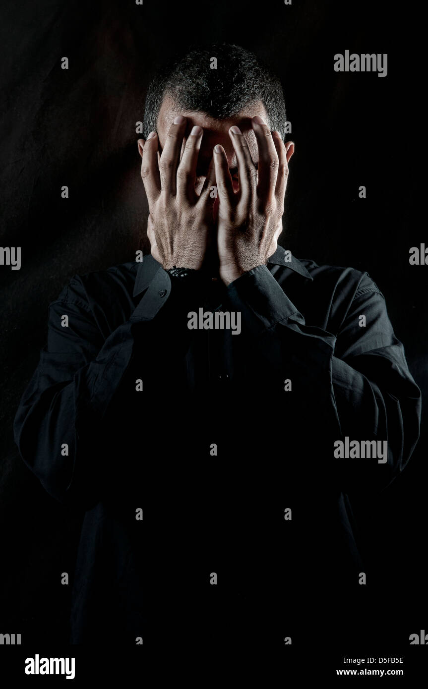 Face of agony hi-res stock photography and images - Alamy