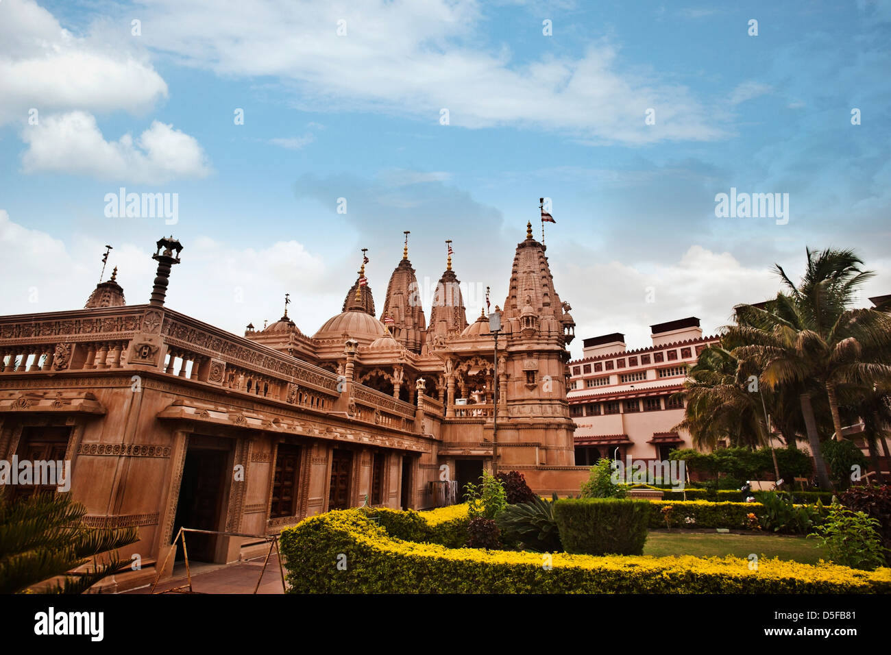 Swaminarayan Temple of Rajkot, Gujarat, India Stock Photo - Alamy