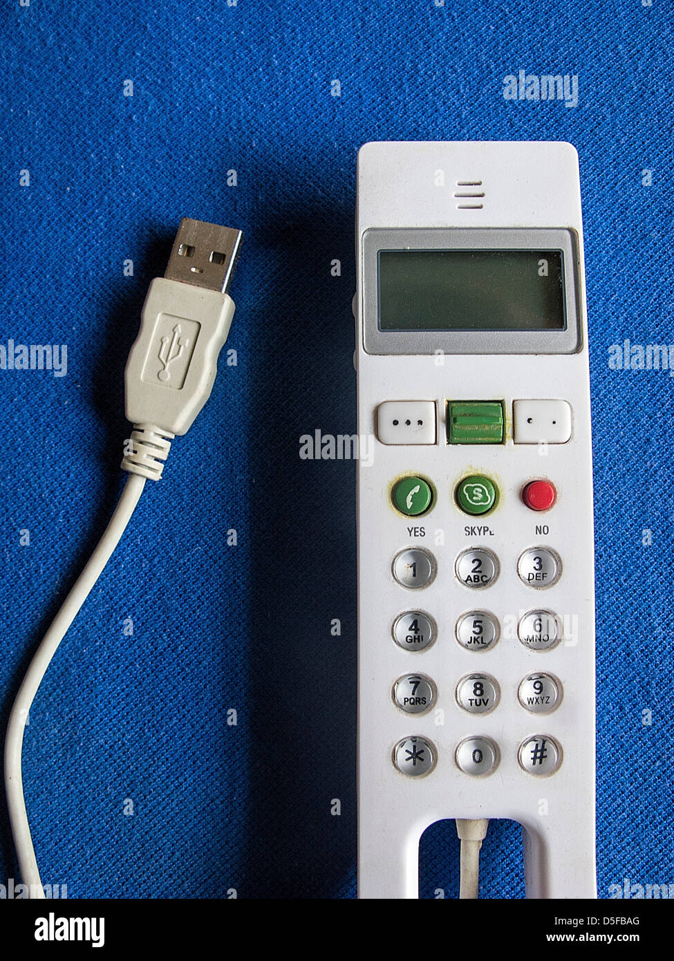 Portable VOIP Internet Telephone Stock Photo - Alamy
