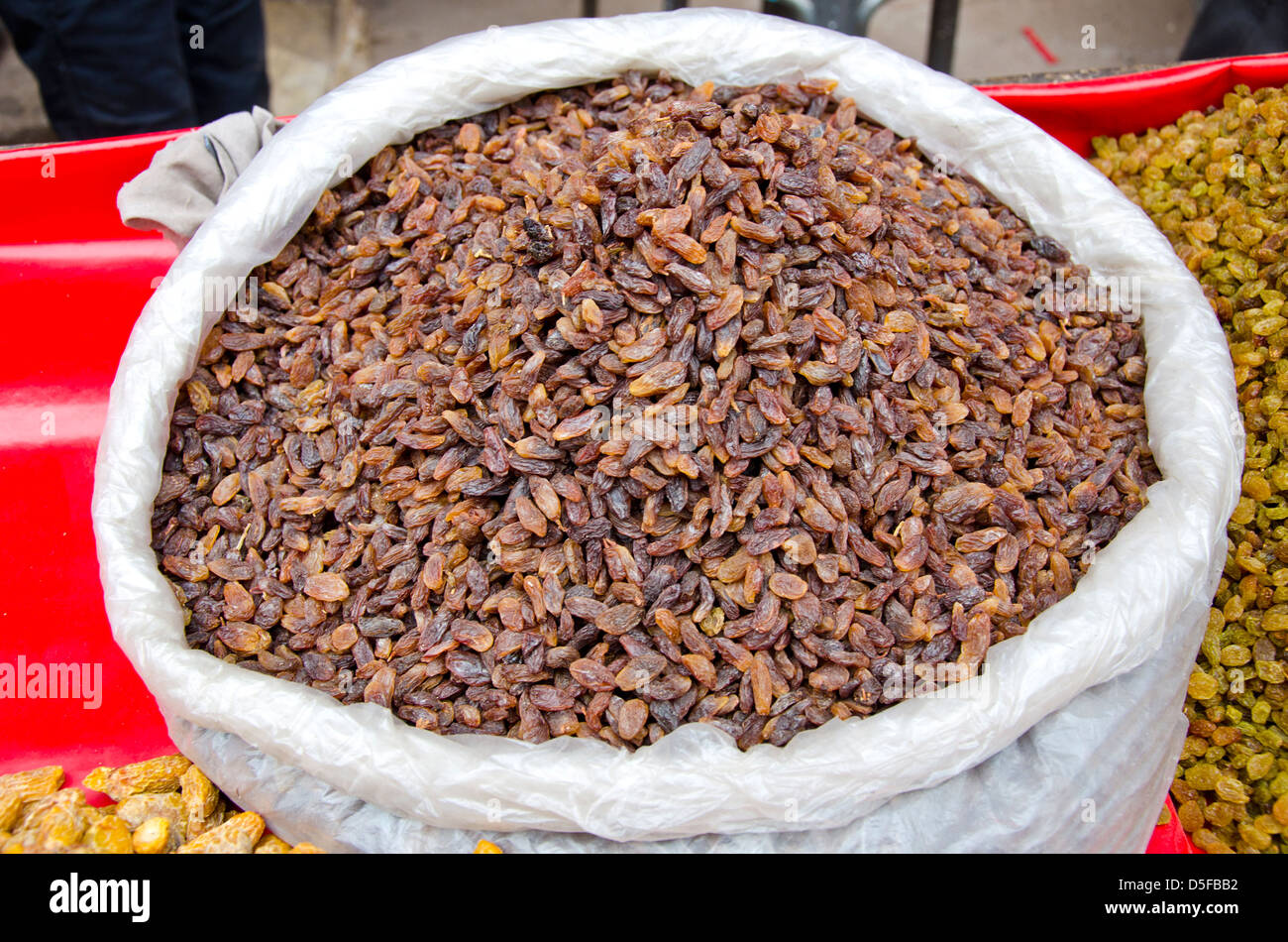 dry fruits in India city street market Stock Photo - Alamy