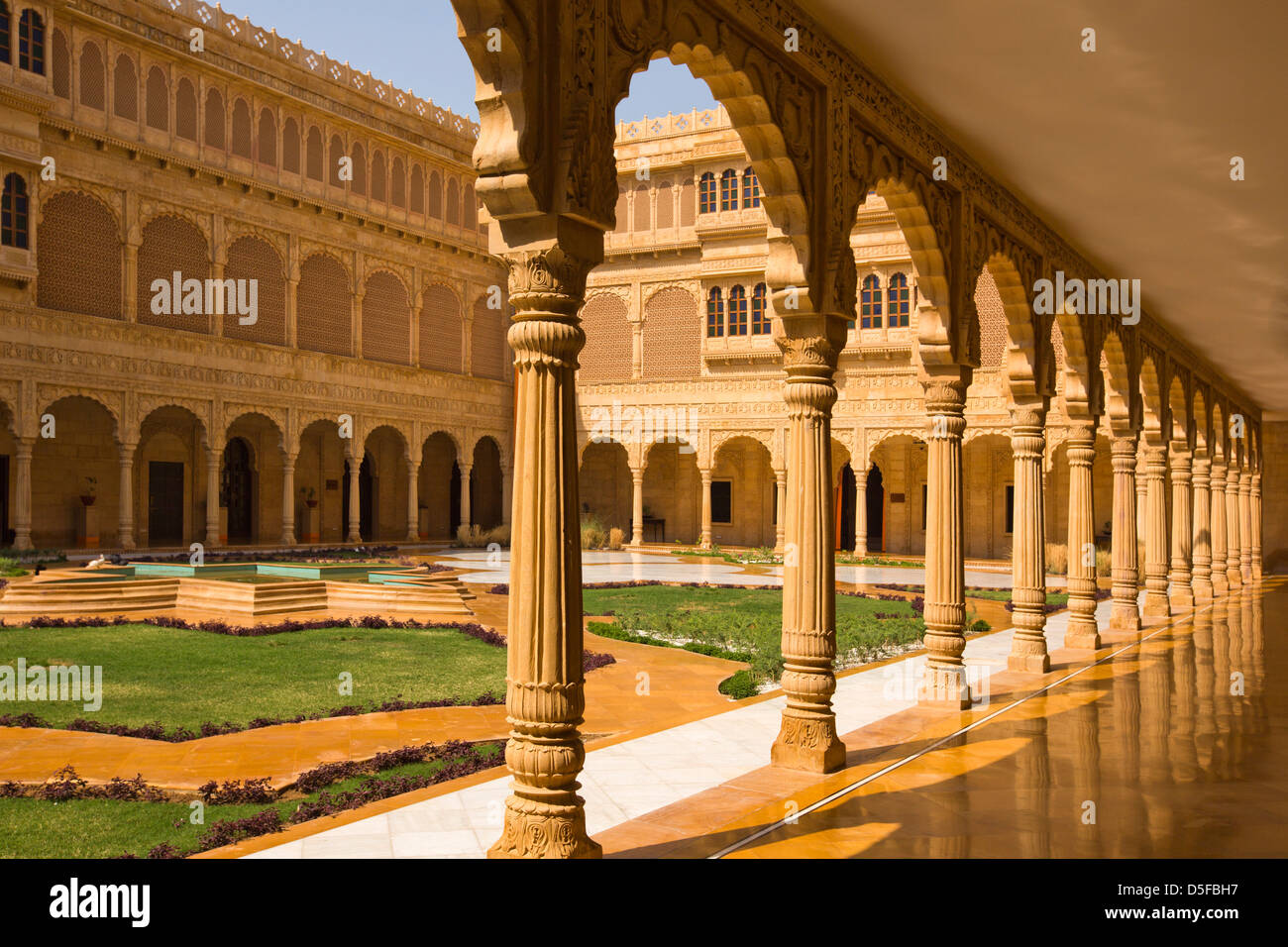Architectural detail of a fort, Jaisalmer Fort, Jaisalmer, Rajasthan ...