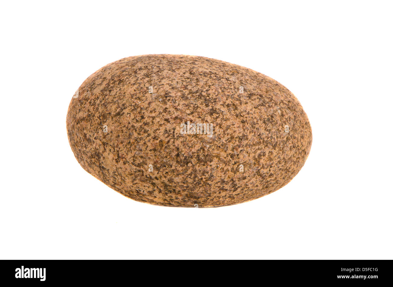 one natural stone isolated on white background Stock Photo - Alamy
