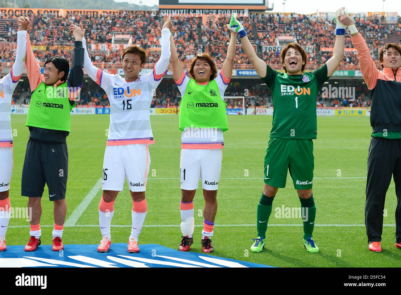 Sanfrecce Hiroshima team group, MARCH 30, 2013 - Football / Soccer : (L ...