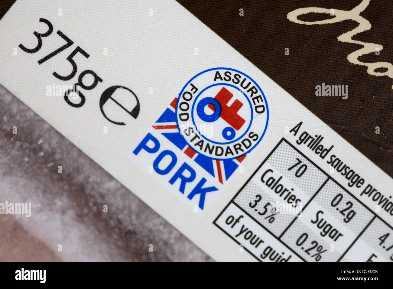 British assured food standards label hi-res stock photography and ...