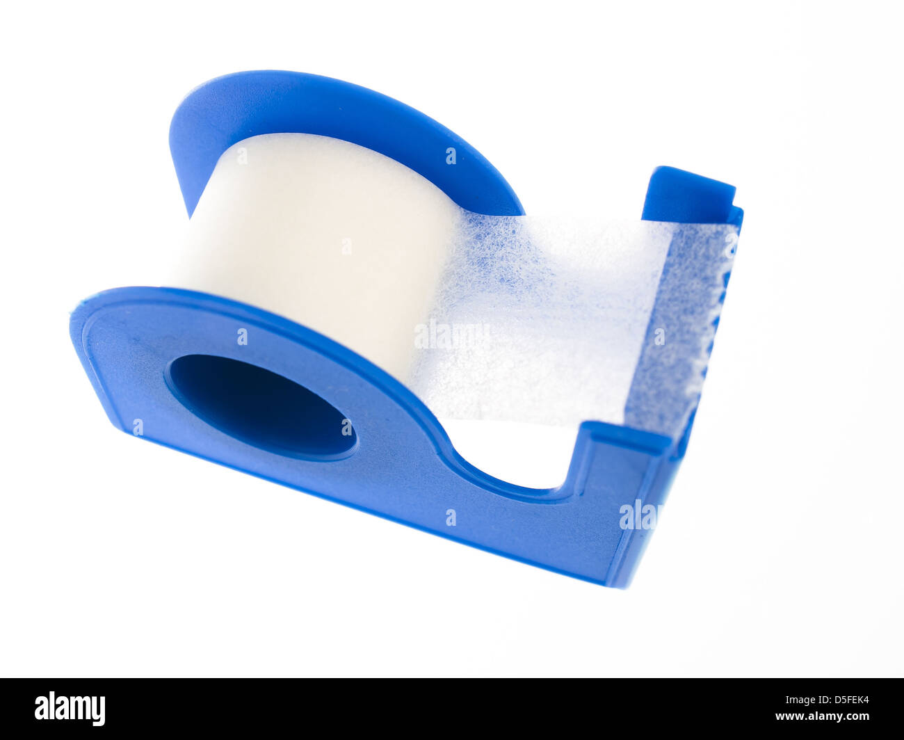 plaster tape in a container on a white background Stock Photo - Alamy