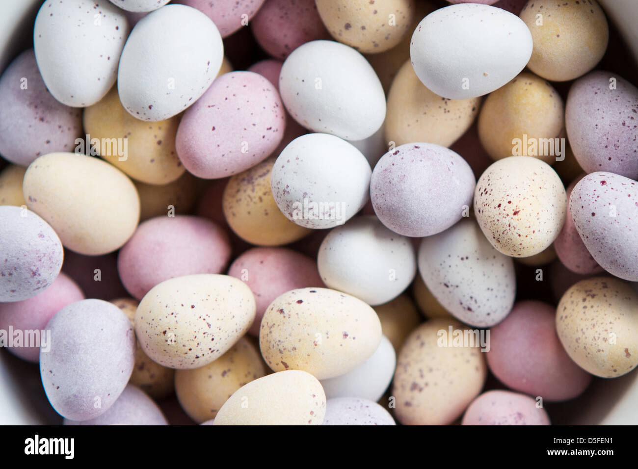 Mini chocolate easter eggs close hi-res stock photography and images ...