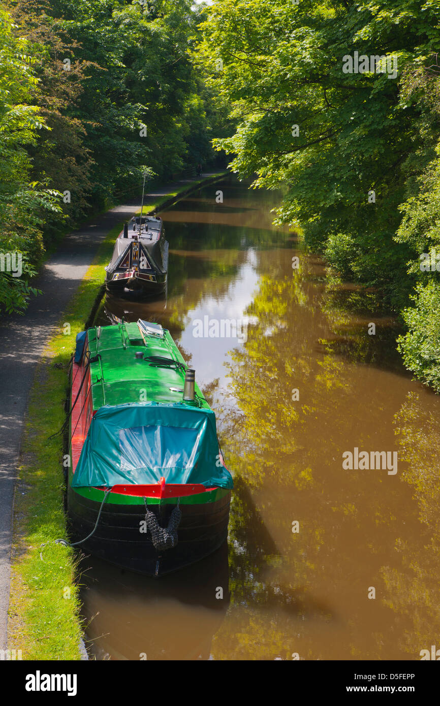 Whaley Bridge Canal Basin, Peak District, England, UK Stock Photo - Alamy