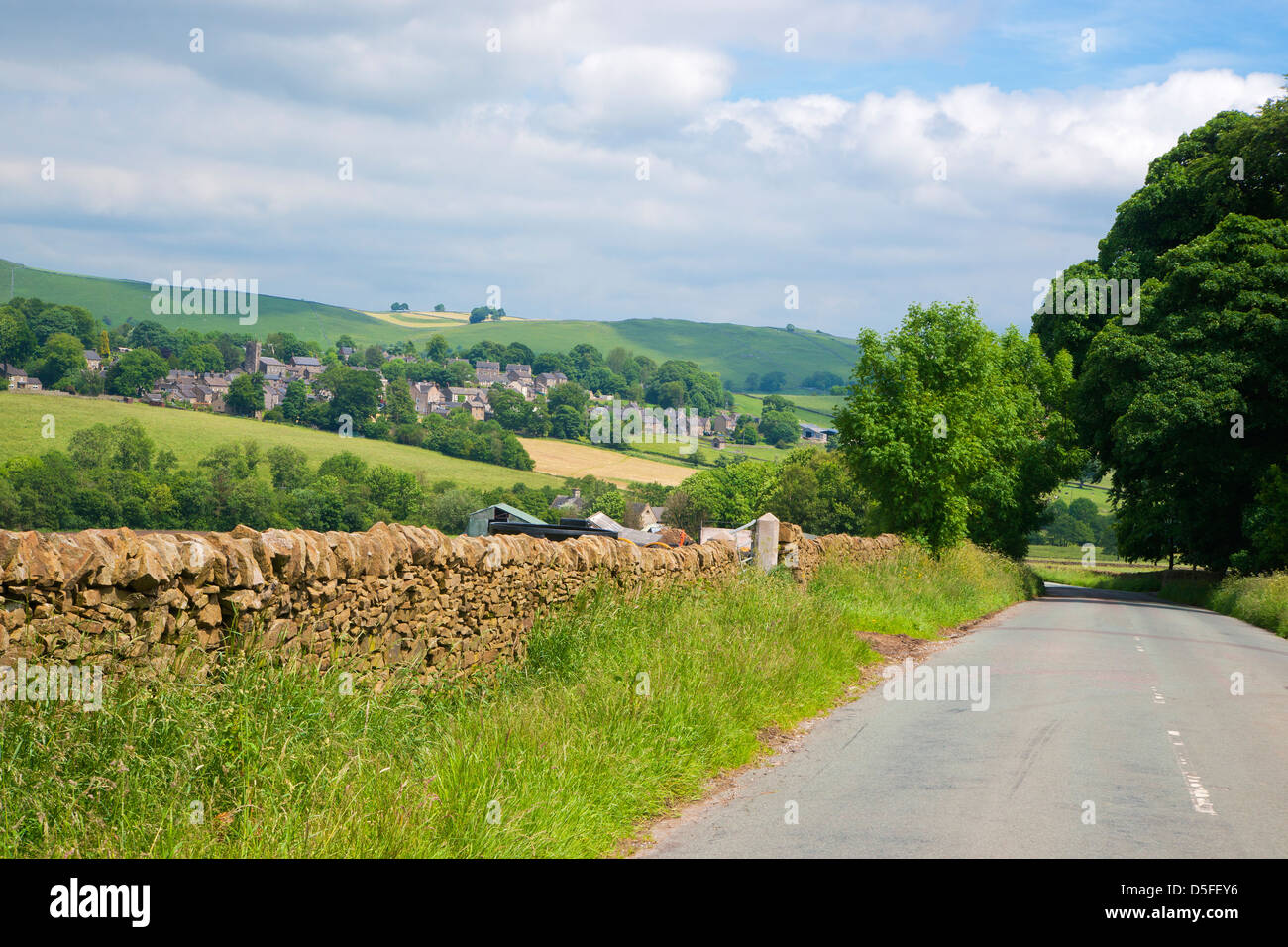 Longnor, Peak District landscape, Staffordshire, Peak District, England ...