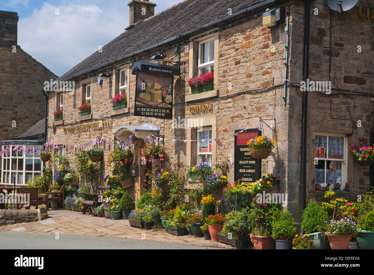Longnor, Peak District landscape, Staffordshire, Peak District, England ...