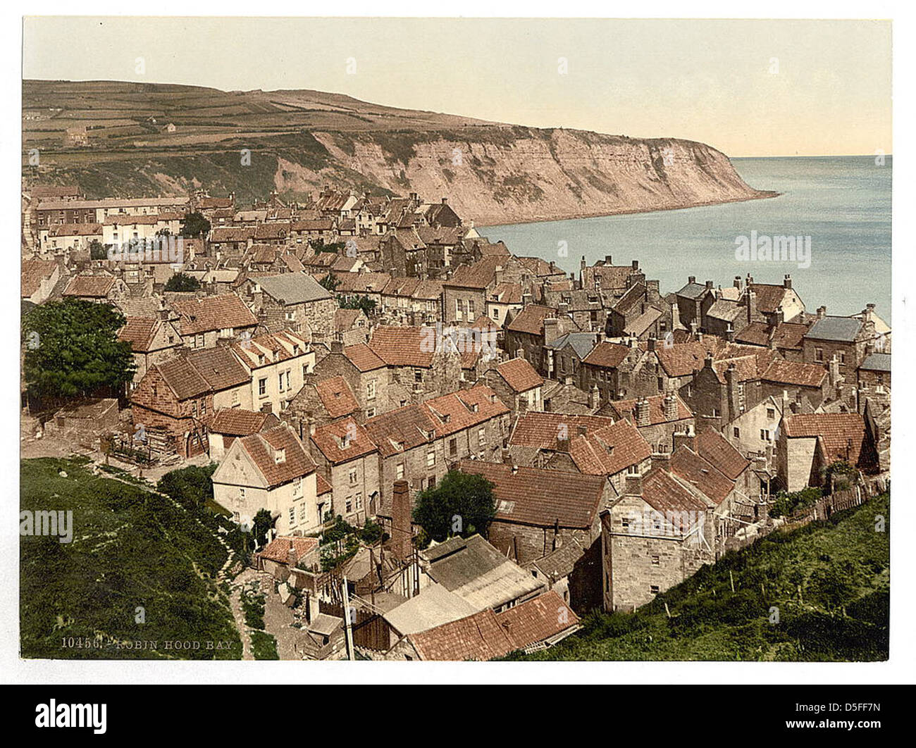 A historical comparison of Robin Hood Bay, showing a then and now ...