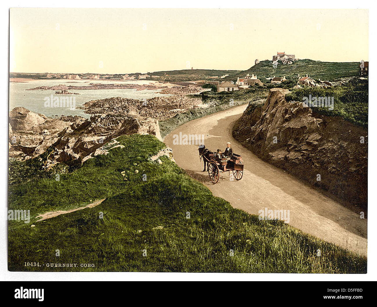 A photograph of Guernsey, one of the Channel Islands, capturing its ...