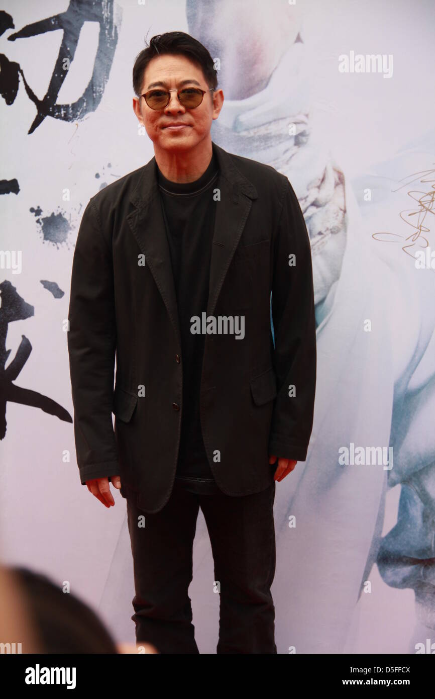 Jet Li attended a game awards in Shanghai, China on Sunday March 31 ...