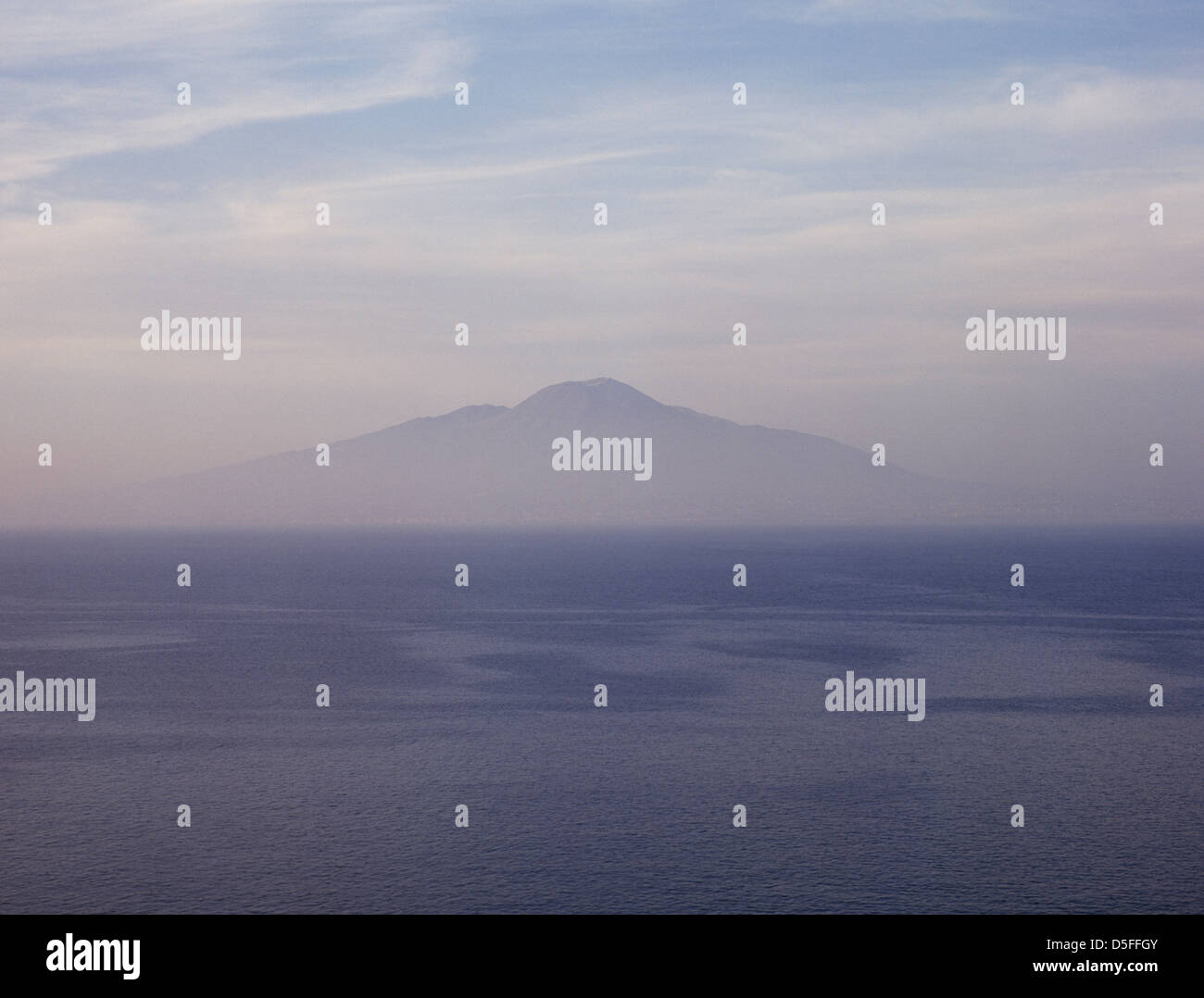 Italy Campania Mount Vesuvius from Sorrento Stock Photo - Alamy