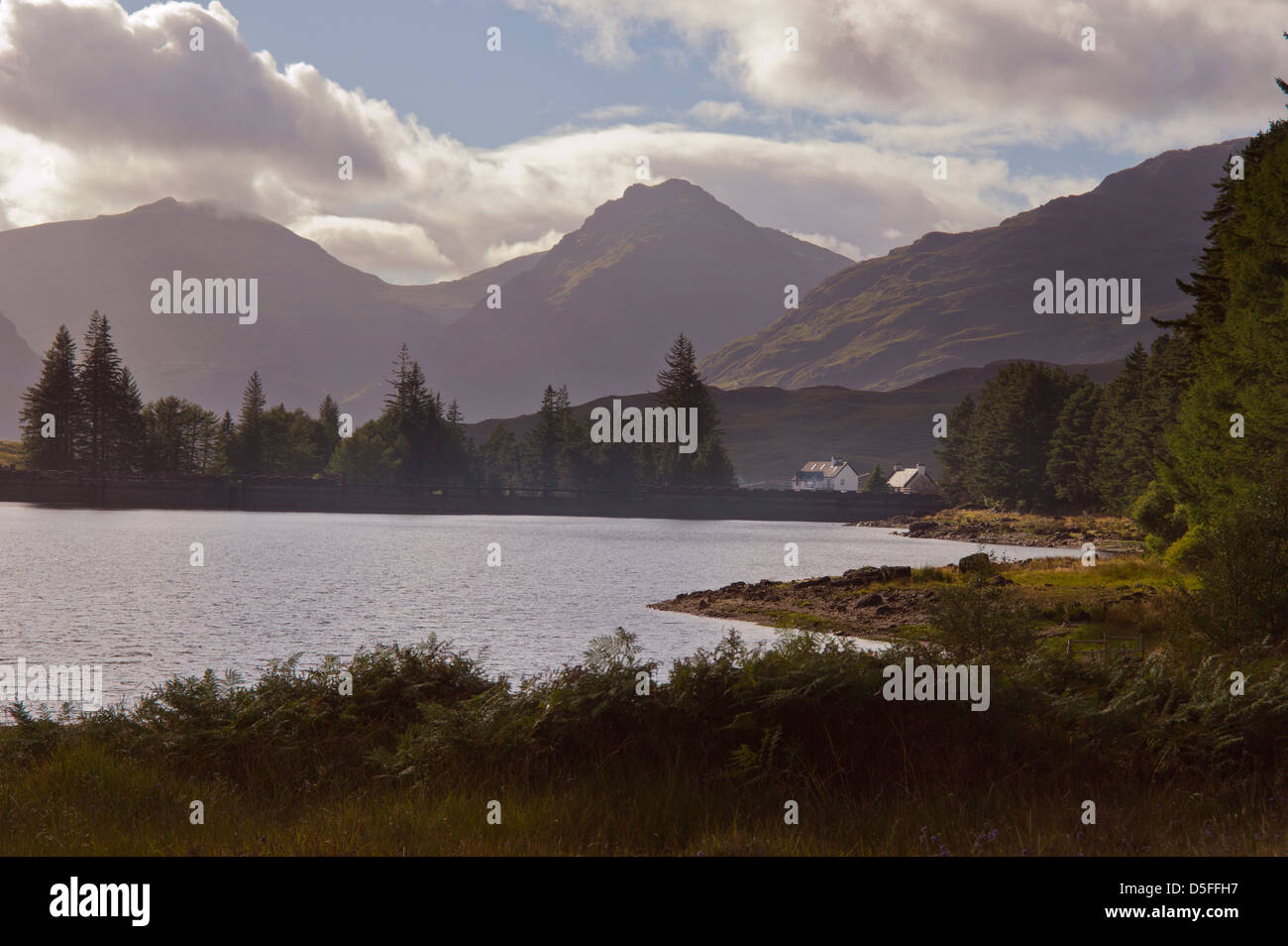 Loch Arklet, Looking to Arrochar alps, Trossachs, Scotland, UK Stock ...