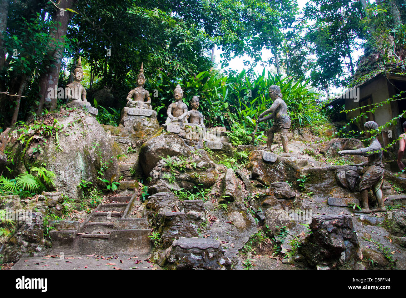 Tanim magic Buddha garden, Koh Samui island, Thailand Stock Photo - Alamy