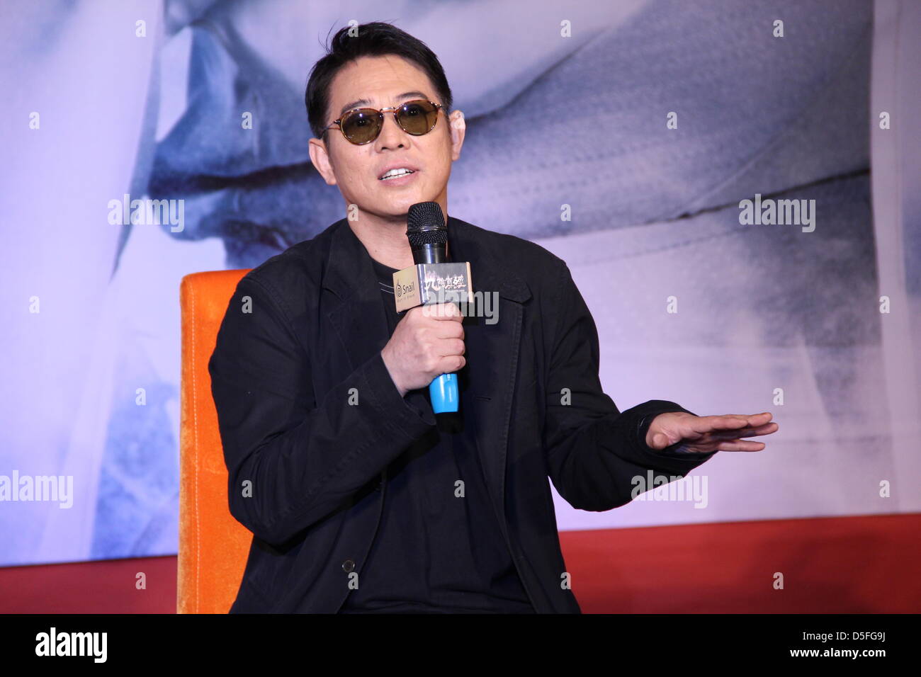 Jet Li attended a game awards in Shanghai, China on Sunday March 31 ...