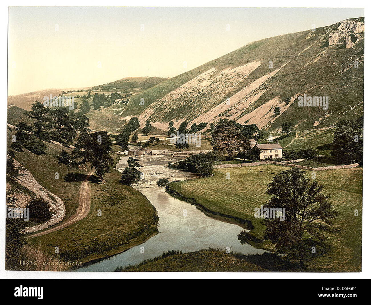 An image of Mansal Dale I in Derbyshire, England, showcasing its rural ...