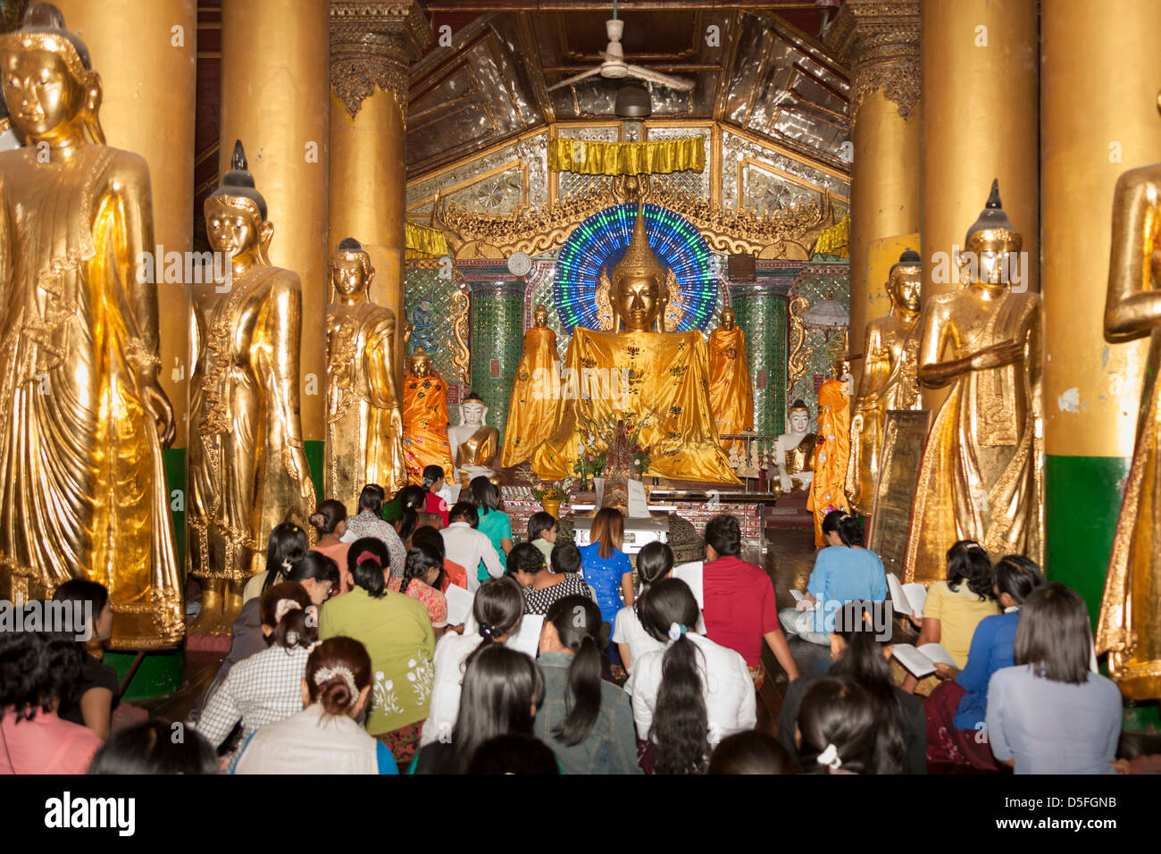 Shwedagon Pagoda Interior